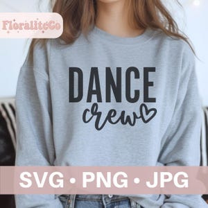 Dancer Crew SVG PNG, Ballet Svg, Dance Teacher Svg, Dancing Svg, Cricut ...