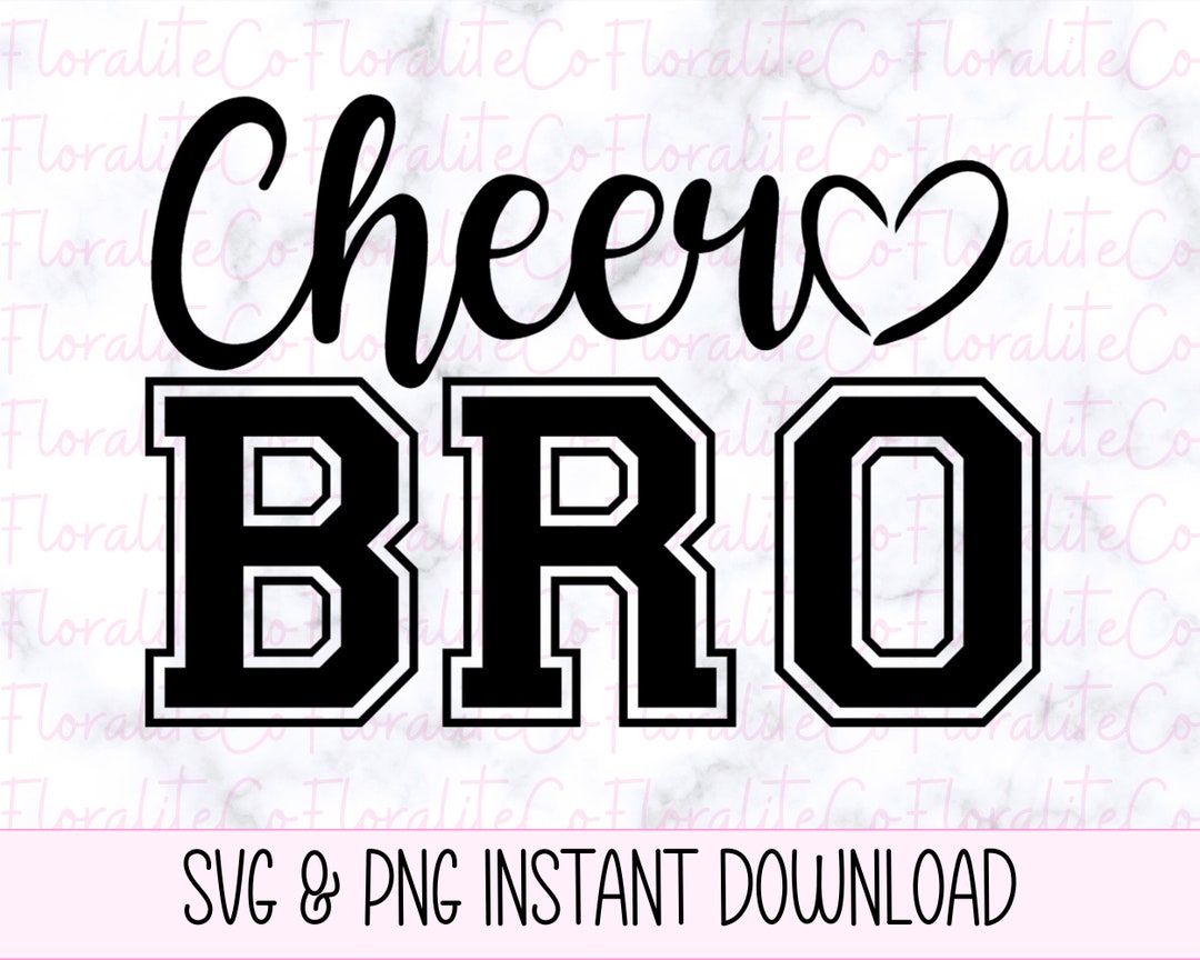 Cheer Brother Svg Cheer Bro Svg Cheer Mom Svg Cheerleader - Etsy