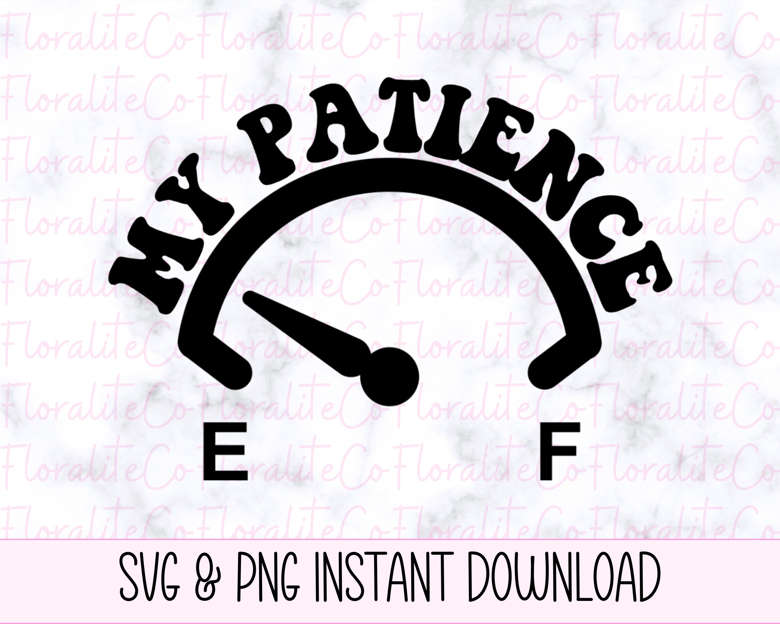 Low Patience SVG Funny Saying Svg My Patience is Running Low - Etsy Canada