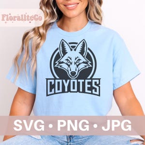 Coyotes Svg, Coyotes Mascot Svg, Coyotes Pride Football Mom, High ...