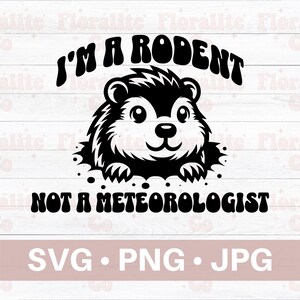 Groundhog Svg, Woodchuck Png, Groundhog Clipart, Groundhog Day SVG ...