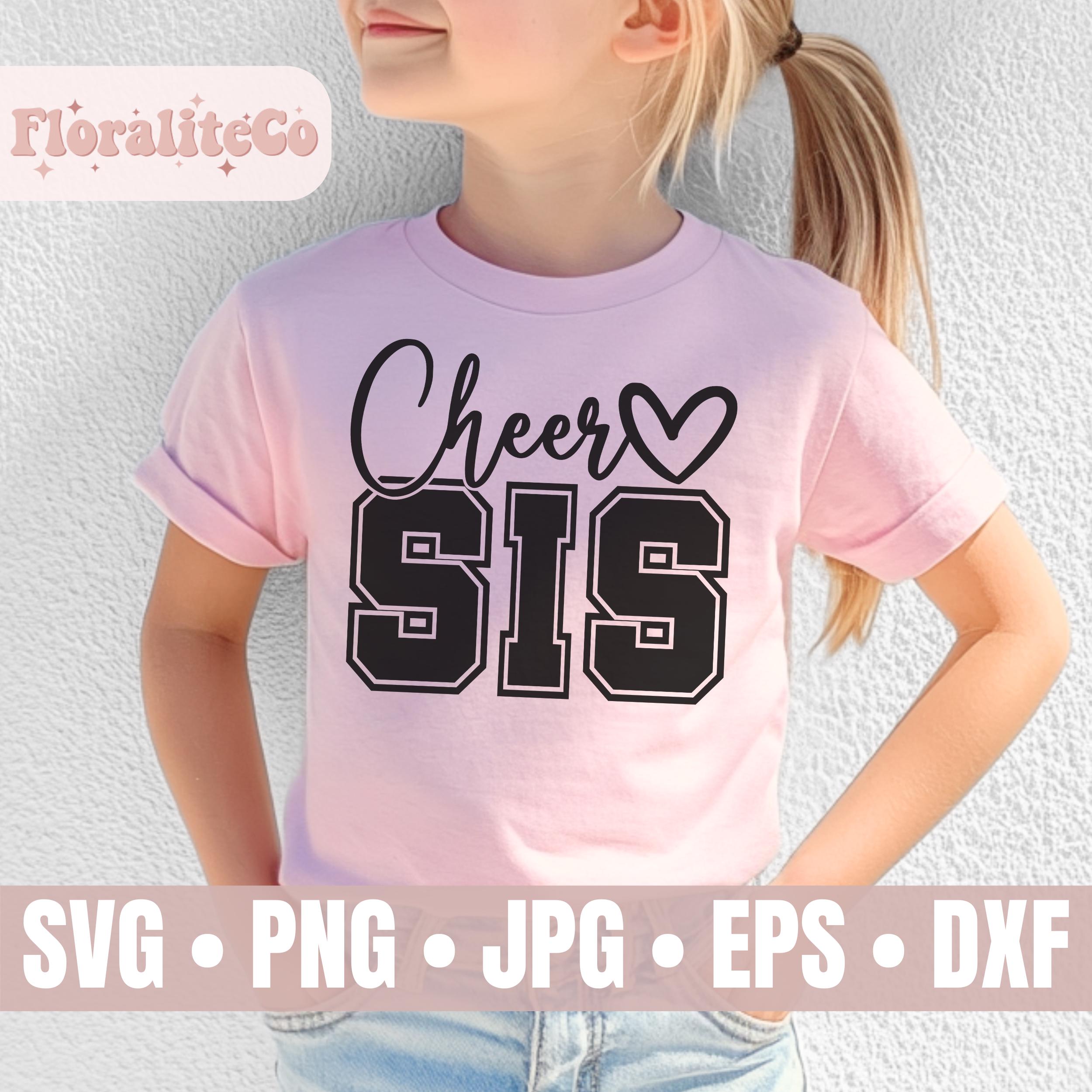 Cheer Sister SVG, Cheer Sis SVG, Cheer Family SVG, Sister Svg, Cheer ...
