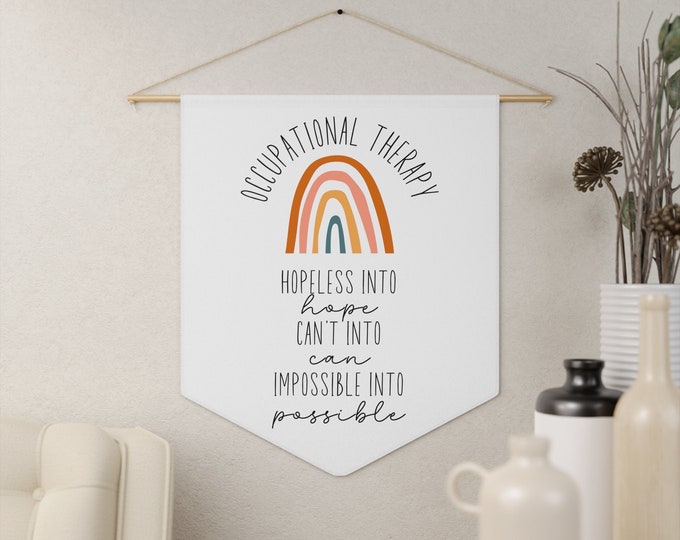 Occupational Therapy Room Wall Decor, Occupational Therapy Pennant ...