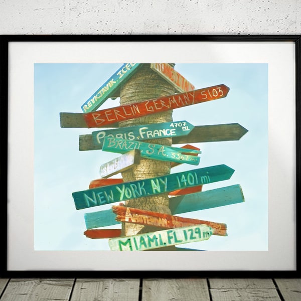 Key West Directional Sign - Etsy
