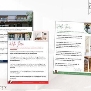 Former Client Reach Out Farming Letter, Past Client Reconnection Letter ...