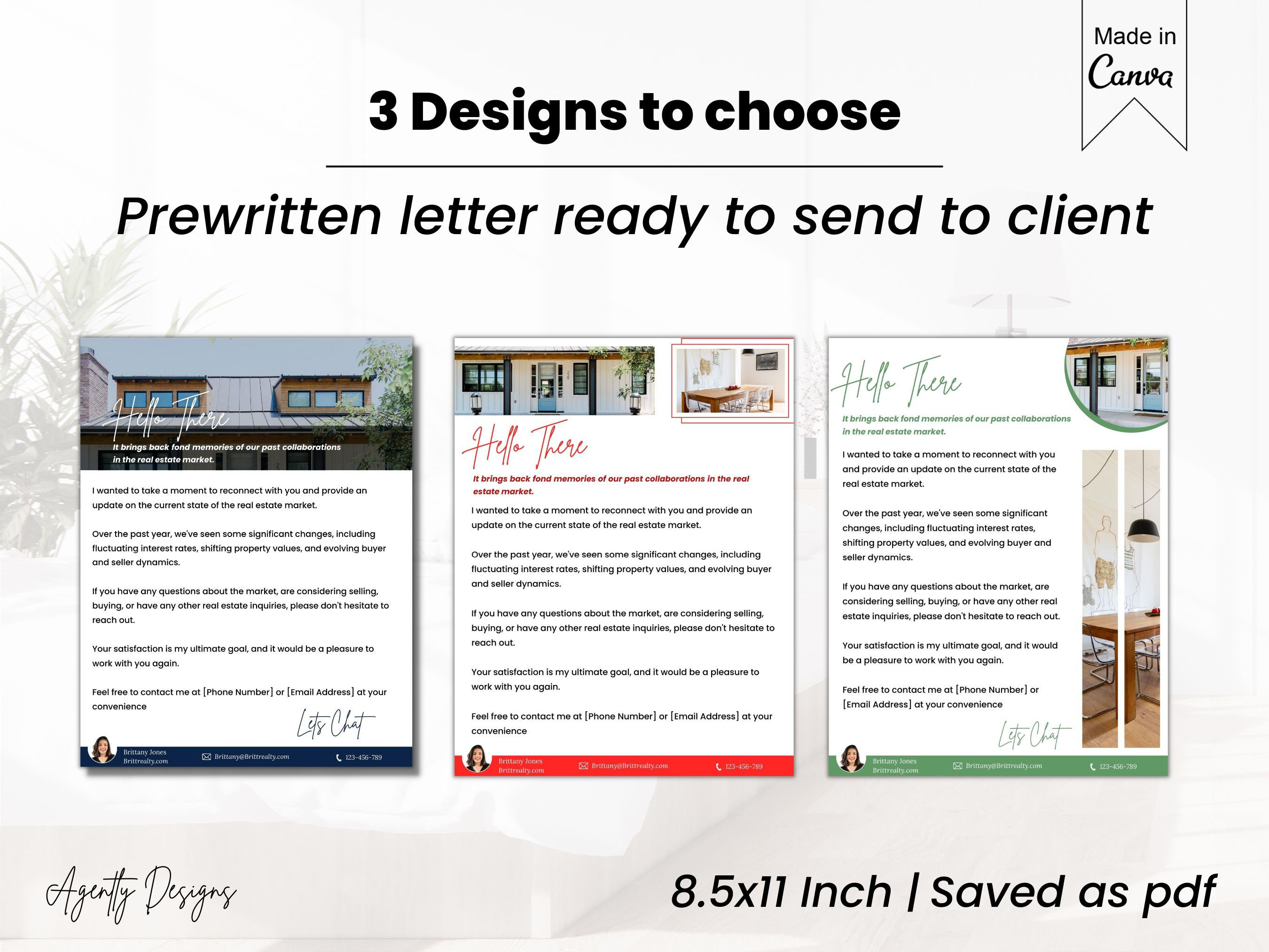 Former Client Reach Out Farming Letter, Past Client Reconnection Letter ...