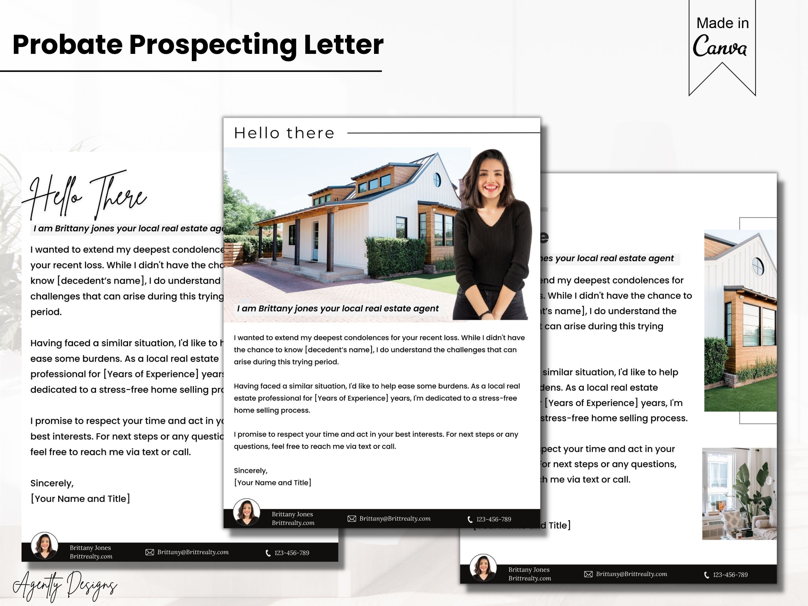 Probate Prospecting Letter, Inheritance Farming Letter, Property Sales ...