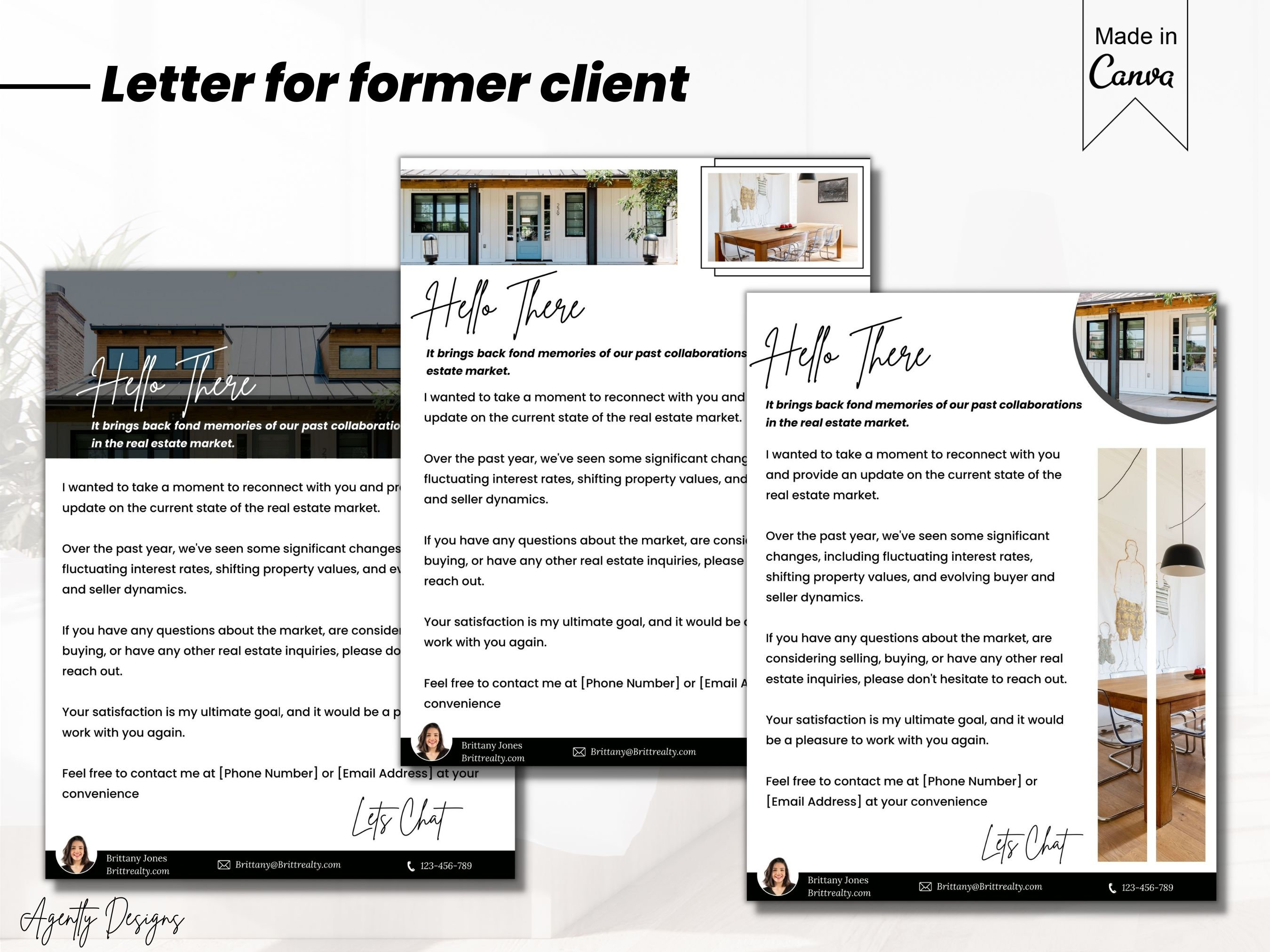 Former Client Reach Out Farming Letter, Past Client Reconnection Letter ...