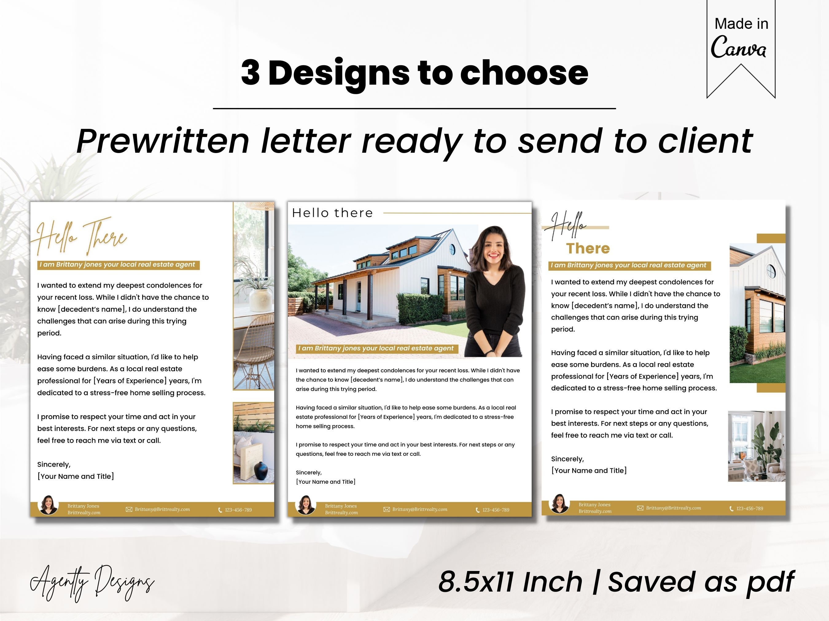 Probate Prospecting Letter, Inheritance Farming Letter, Property Sales ...