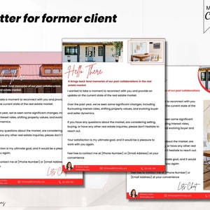 Former Client Reach Out Farming Letter, Past Client Reconnection Letter ...