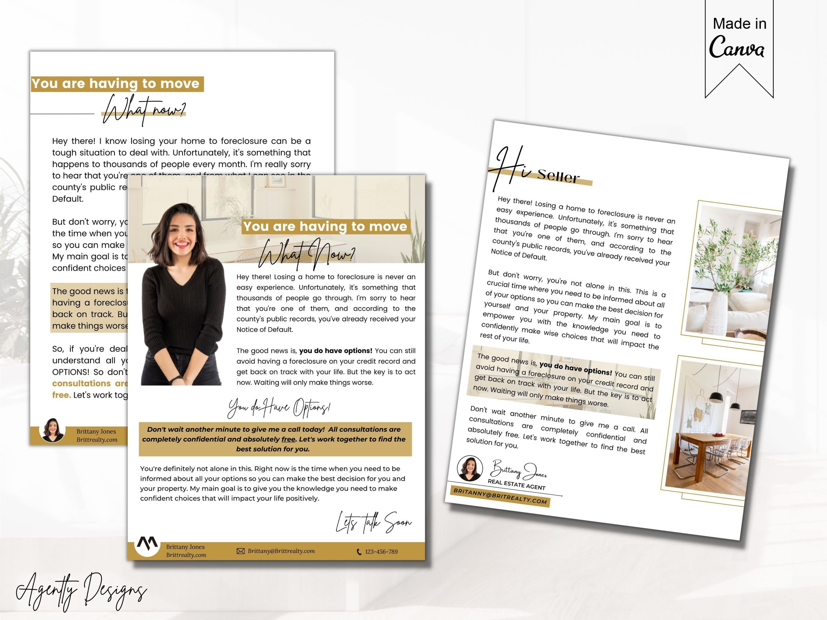 Real Estate Foreclosure Letter Bundle, Pre-foreclosure Letter Bundle ...