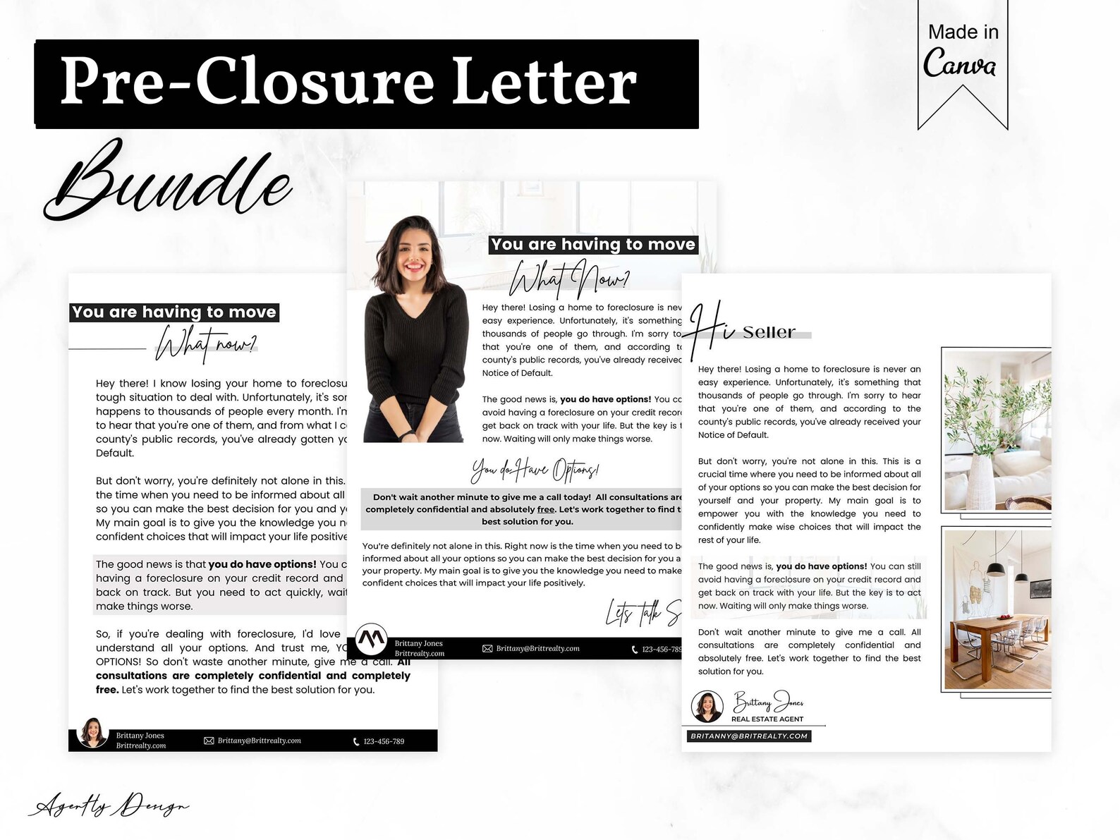 Real Estate Foreclosure Letter Bundle, Pre-foreclosure Letter Bundle ...