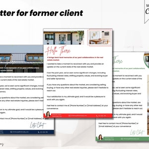 Former Client Reach Out Farming Letter, Past Client Reconnection Letter ...