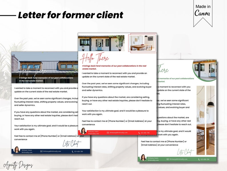Former Client Reach Out Farming Letter, Past Client Reconnection Letter ...