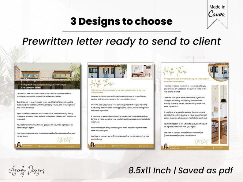 Former Client Reach Out Farming Letter, Past Client Reconnection Letter ...