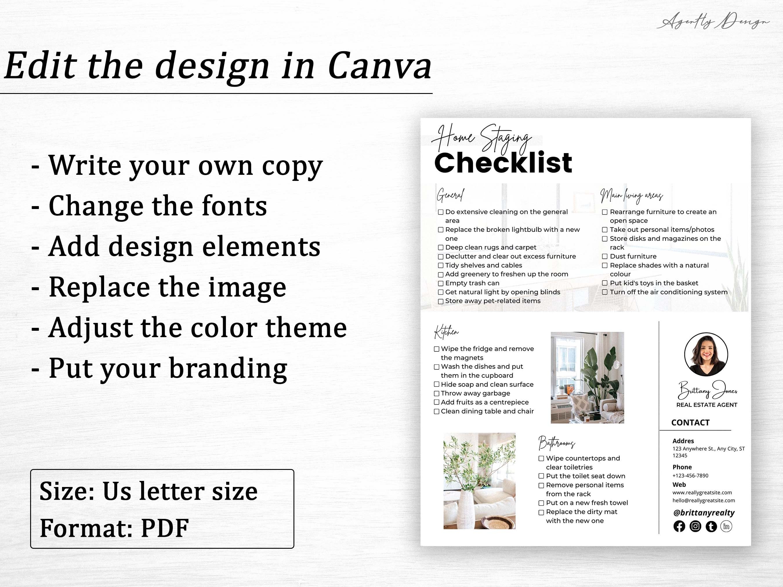 Home Staging Checklist, Real Estate Staging Guide, Home Staging Tips ...