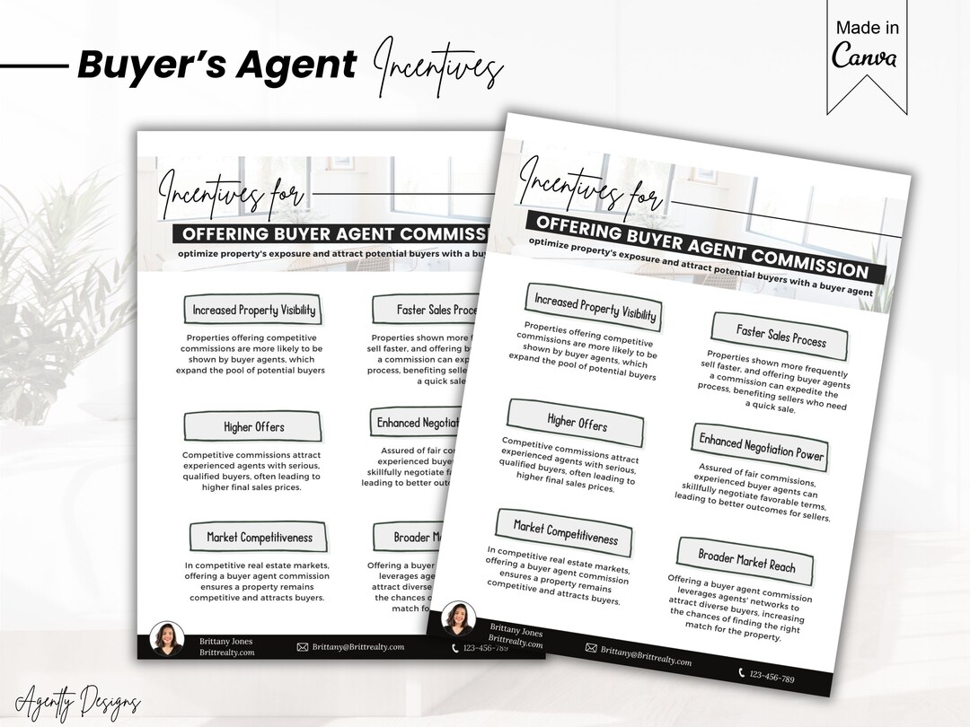 Buyer's Agent Flyer, Buyer's Agent Presentation, Listing Agent ...