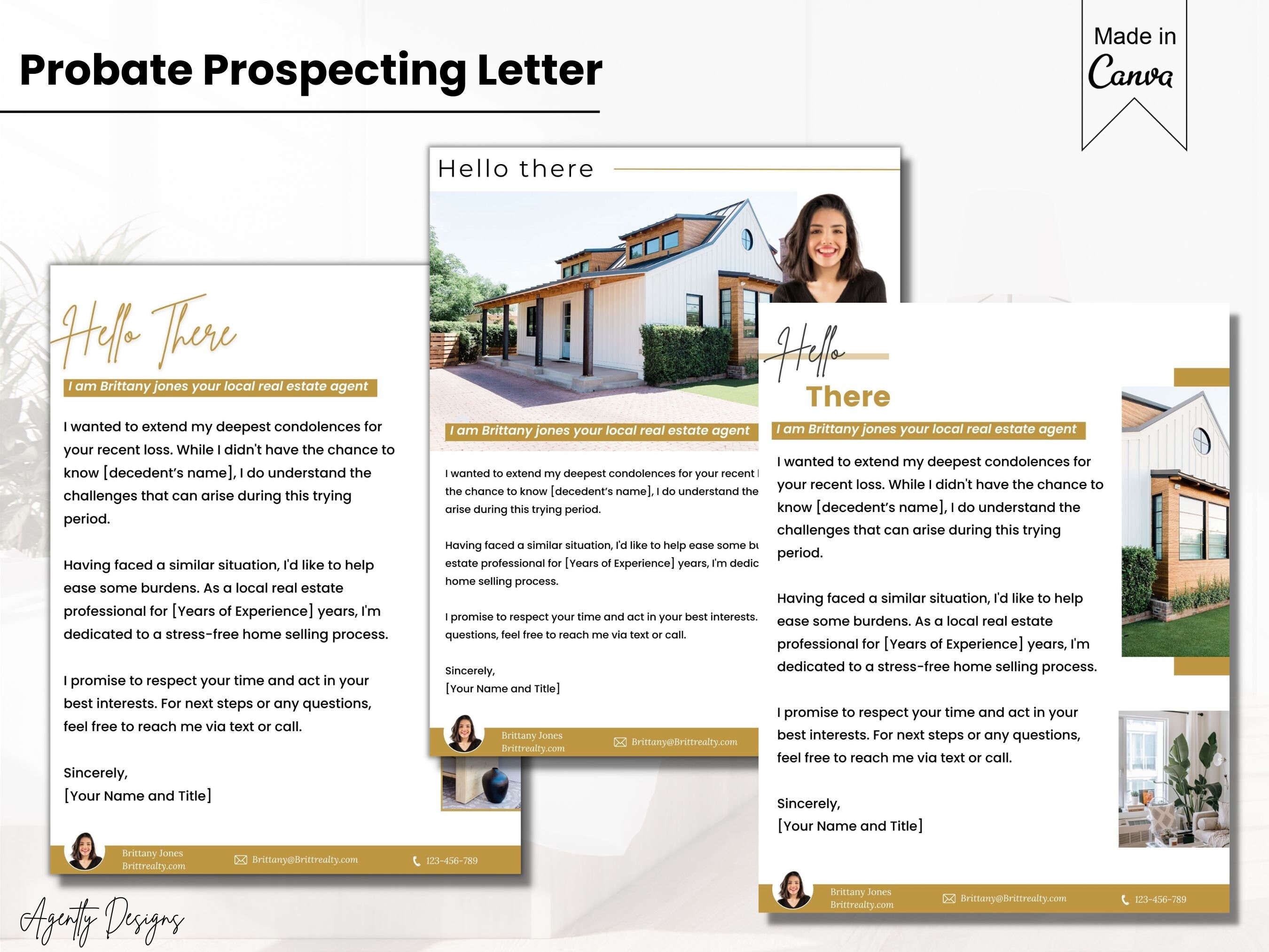 Probate Prospecting Letter, Inheritance Farming Letter, Property Sales ...
