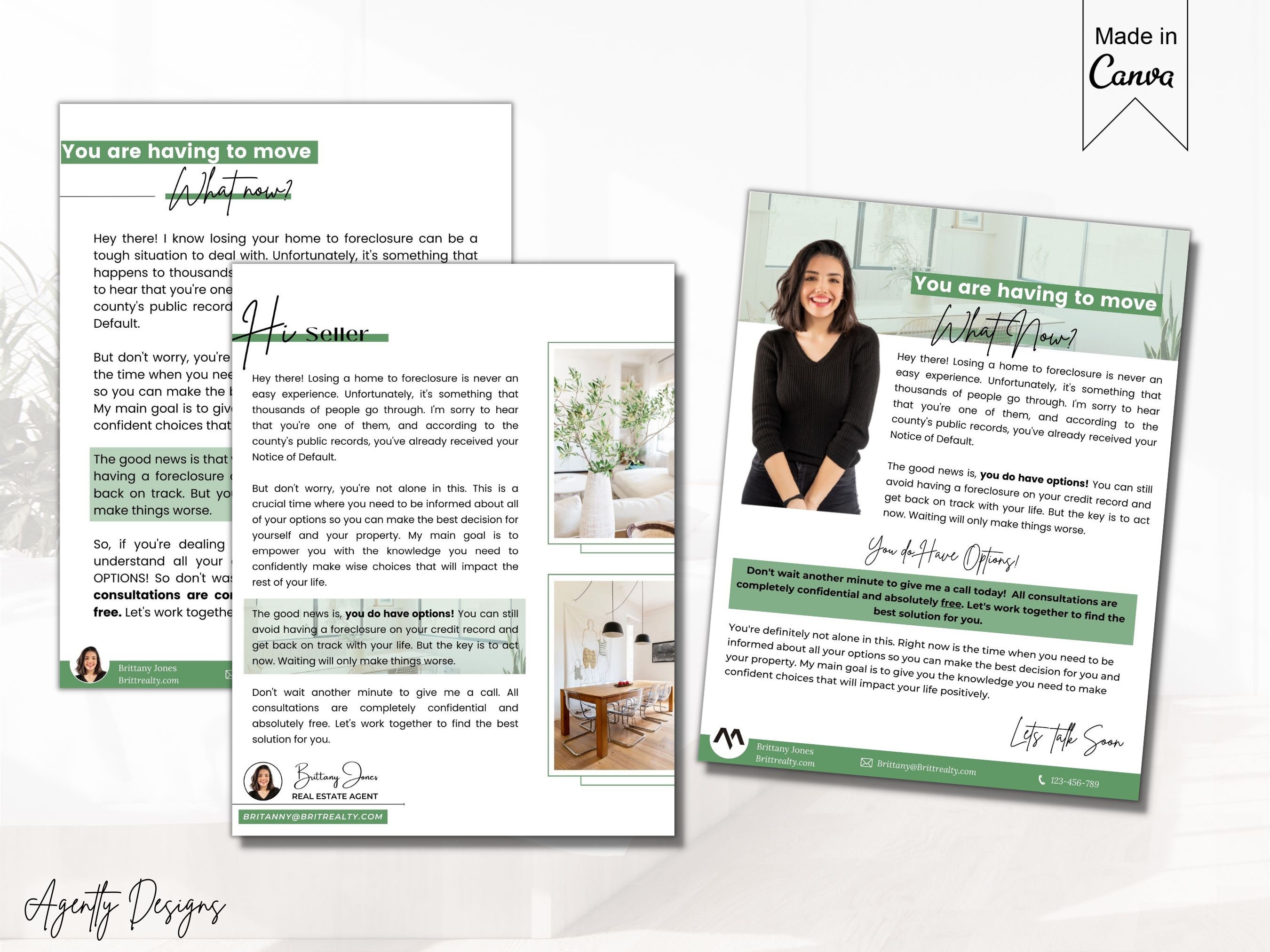 Real Estate Foreclosure Letter Bundle, Pre-foreclosure Letter Bundle ...