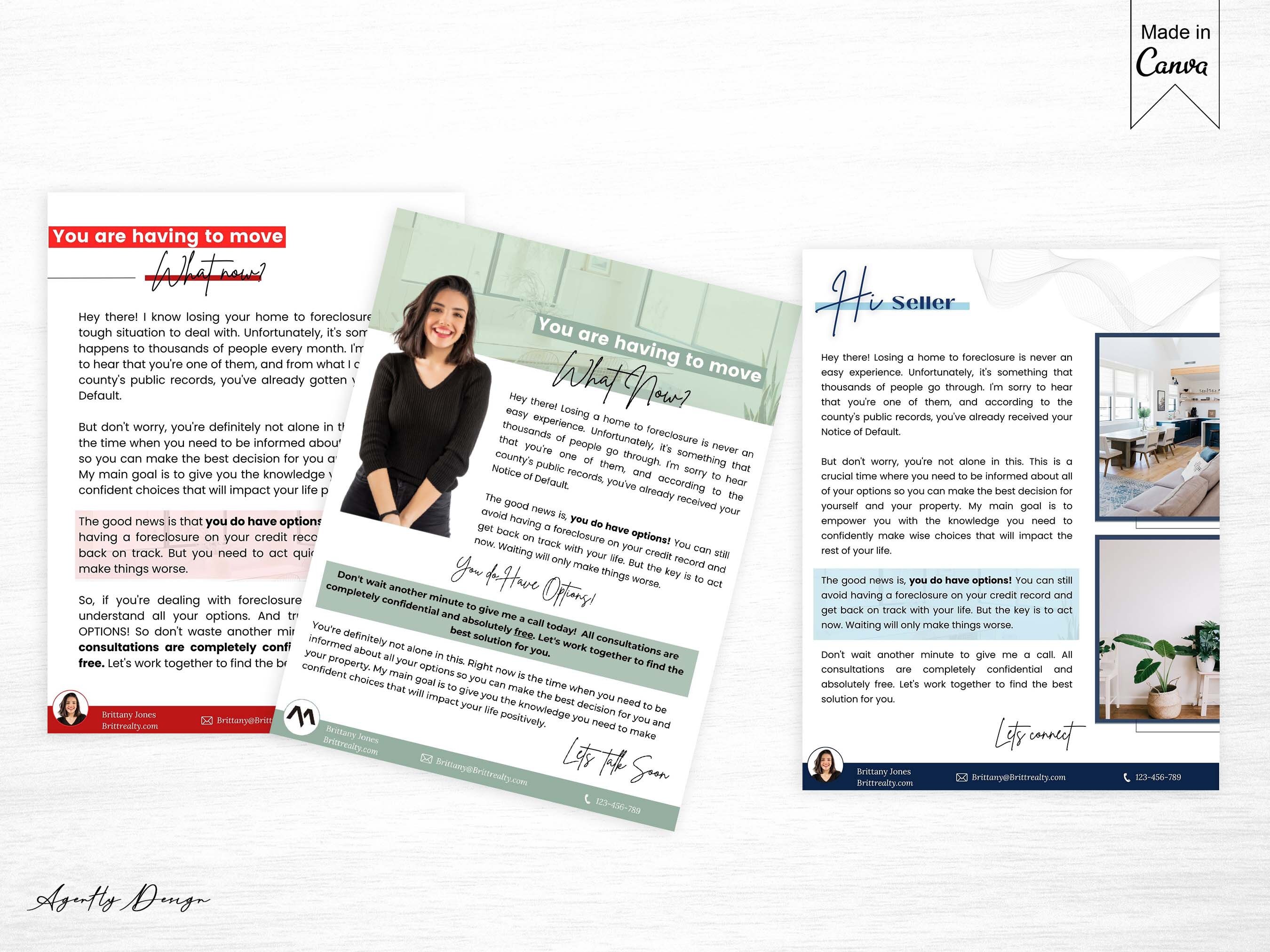 Real Estate Foreclosure Letter Bundle, Pre-foreclosure Letter Bundle ...