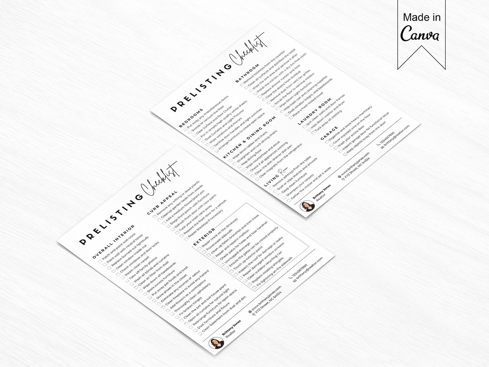 Pre-listing Checklist, Home Selling Guide, Checklist for Sellers, Real ...