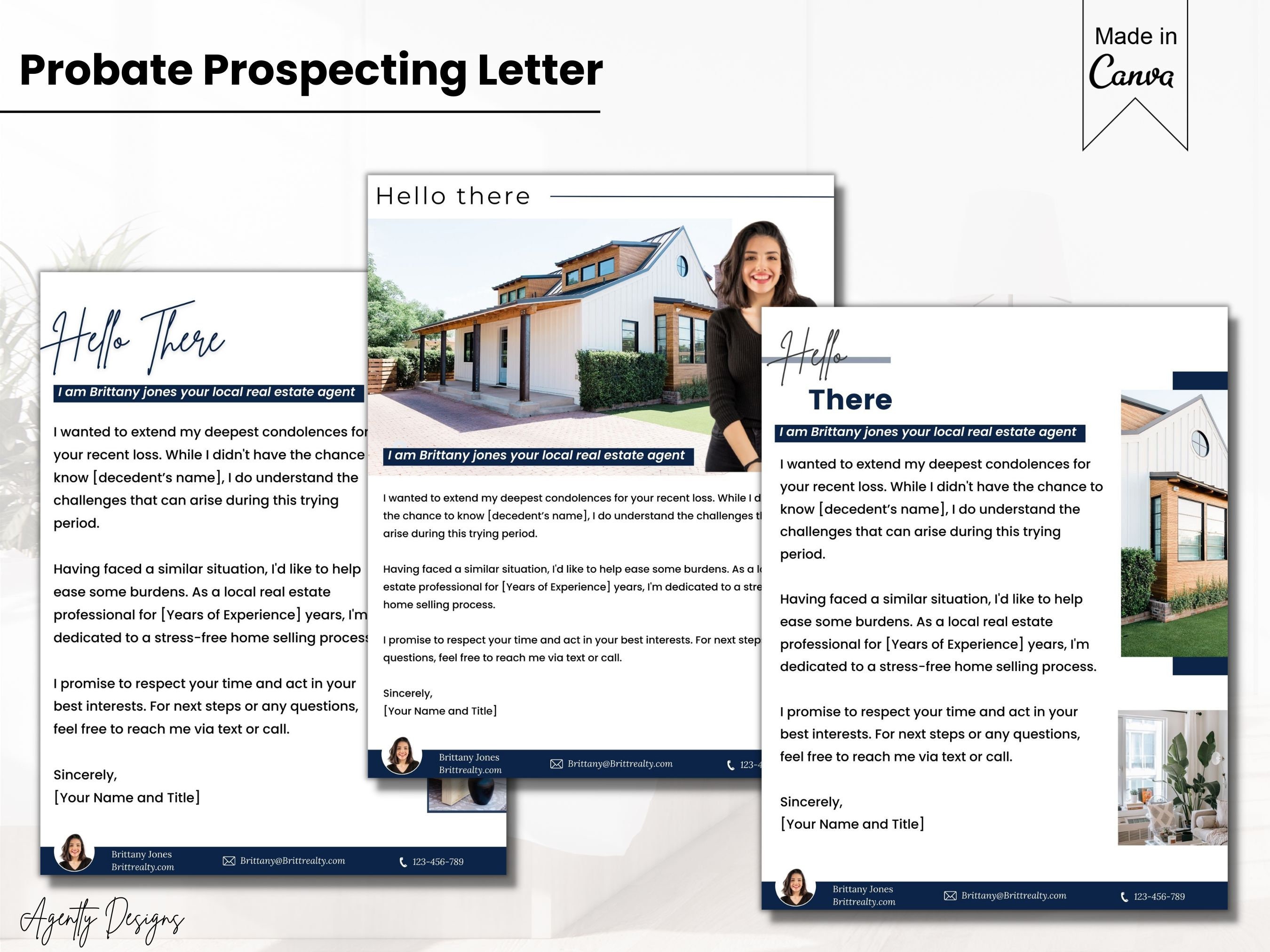 Probate Prospecting Letter, Inheritance Farming Letter, Property Sales ...