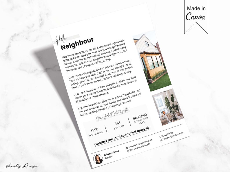 Low Inventory Letter, Prospecting Letter, Inventory is Low Letter, Real ...