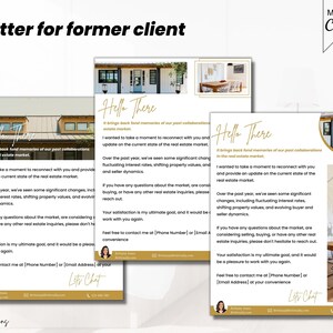 Former Client Reach Out Farming Letter, Past Client Reconnection Letter ...