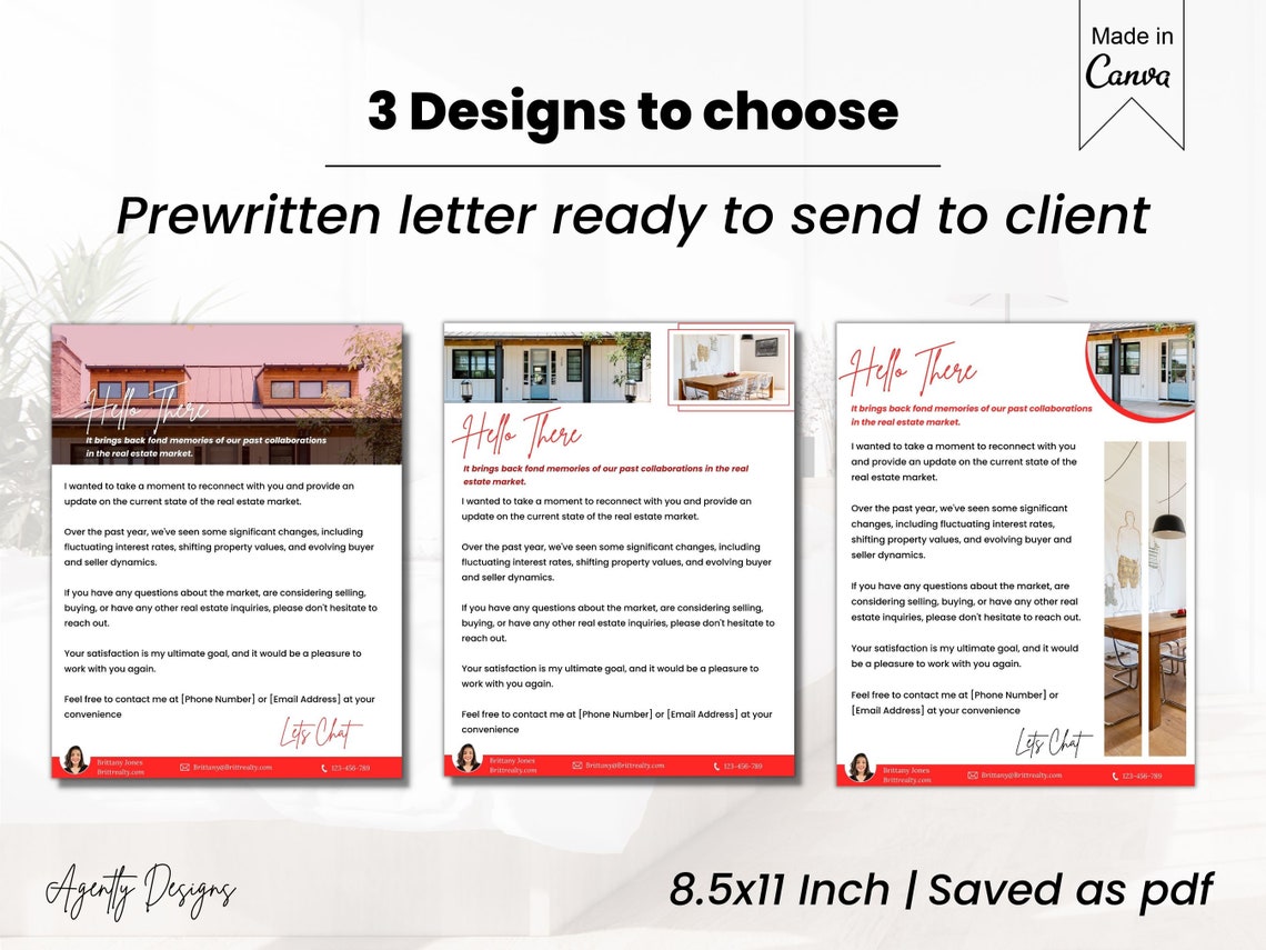 Former Client Reach Out Farming Letter, Past Client Reconnection Letter ...