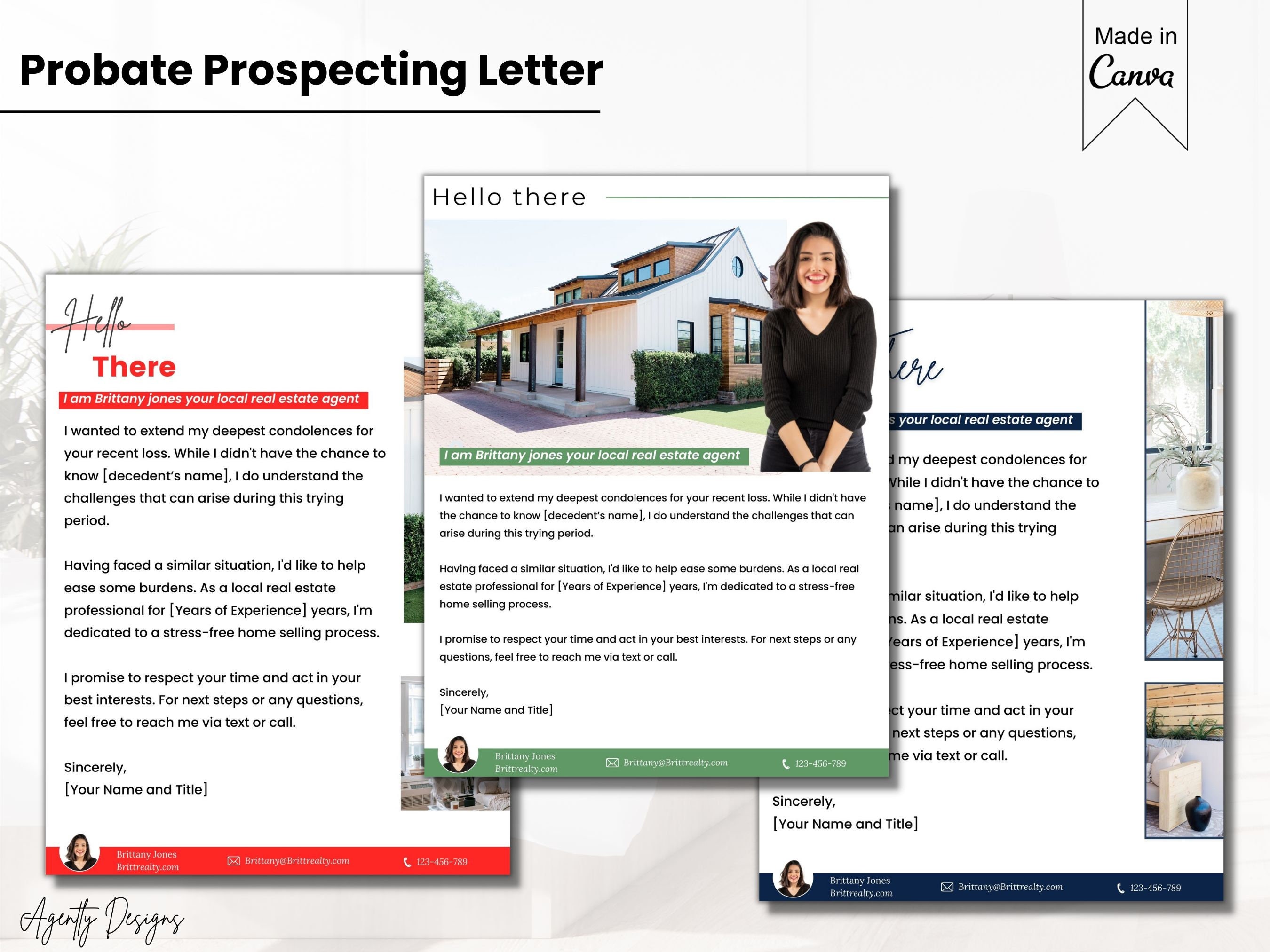 Probate Prospecting Letter, Inheritance Farming Letter, Property Sales ...