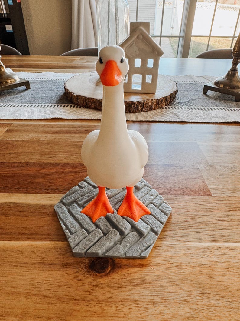 6” Desk Goose I 3D Printed Mini Goose - Etsy