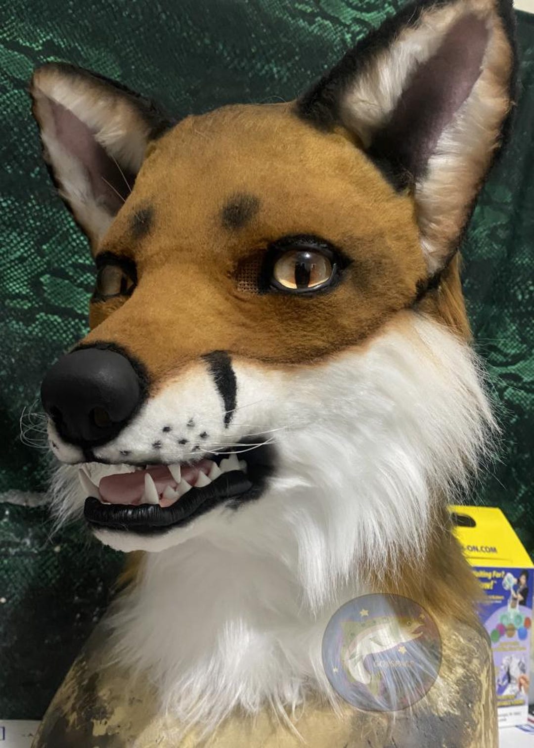 Realistic Fox Fursuit Head (red Fox) - Etsy