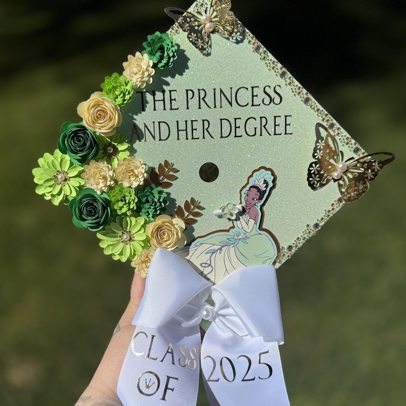 Princess Tiana Graduation Cap - Etsy