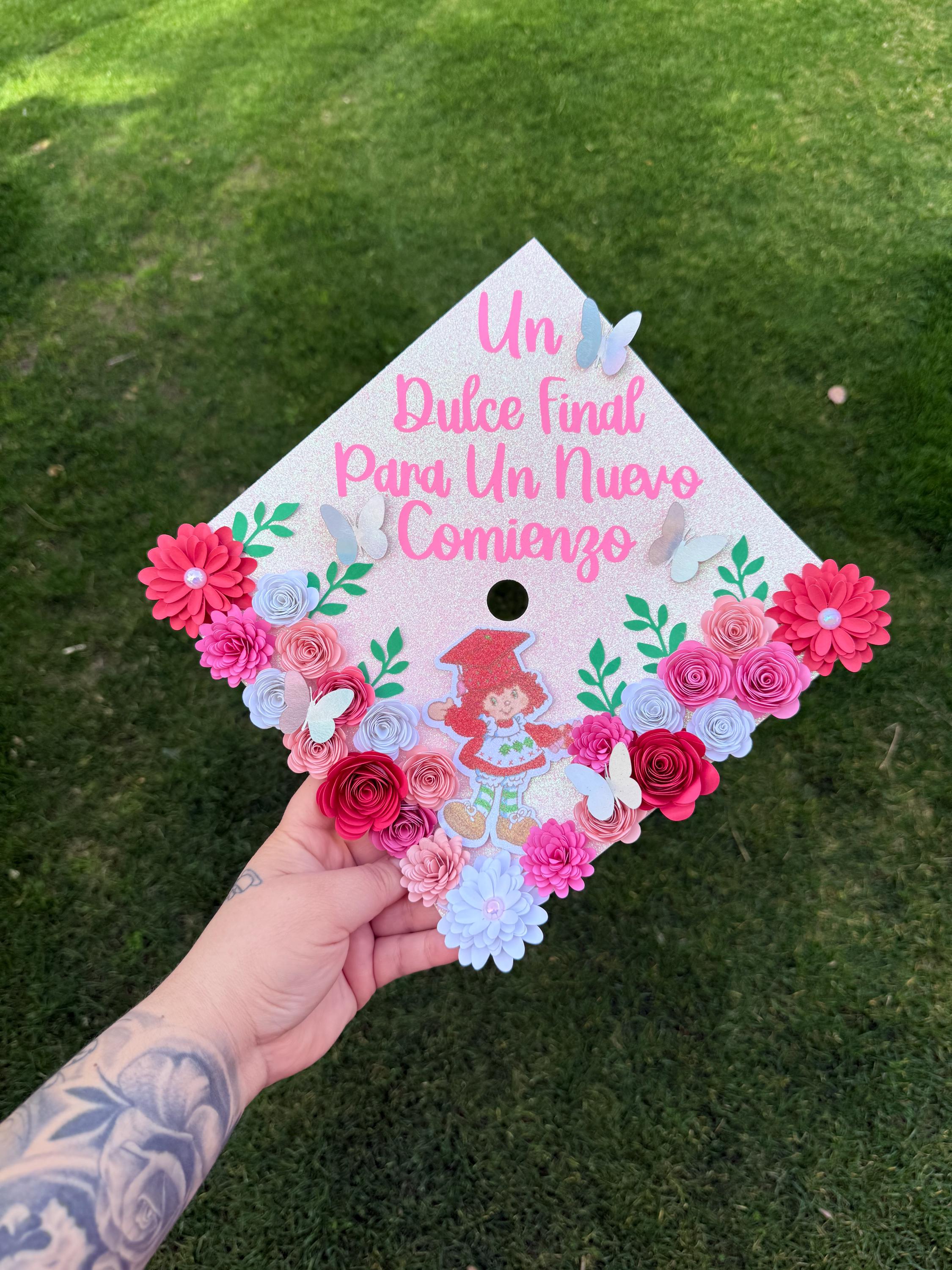 Strawberry Custom Graduation Cap Topper Class of 2026 - Etsy
