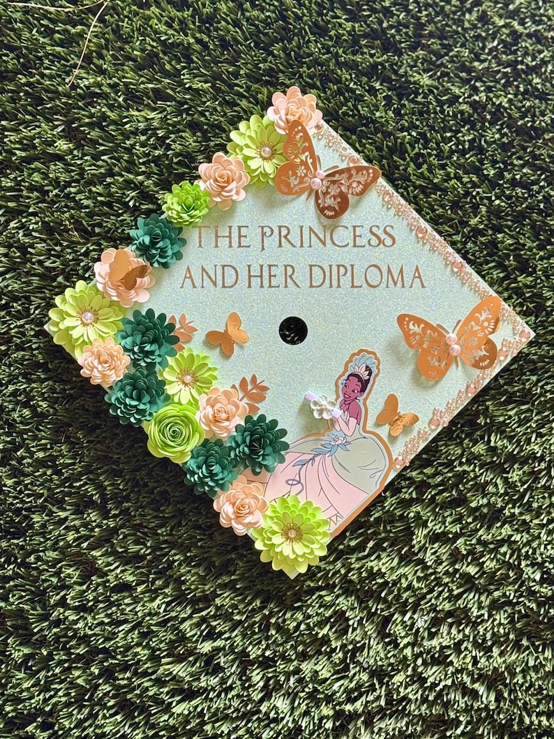 Princess Custom Graduation Cap Topper Class of 2026 - Etsy