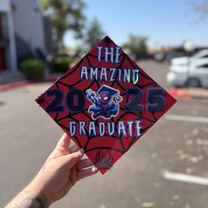 Superhero Graduation Cap Topper Class of 2026 - Etsy