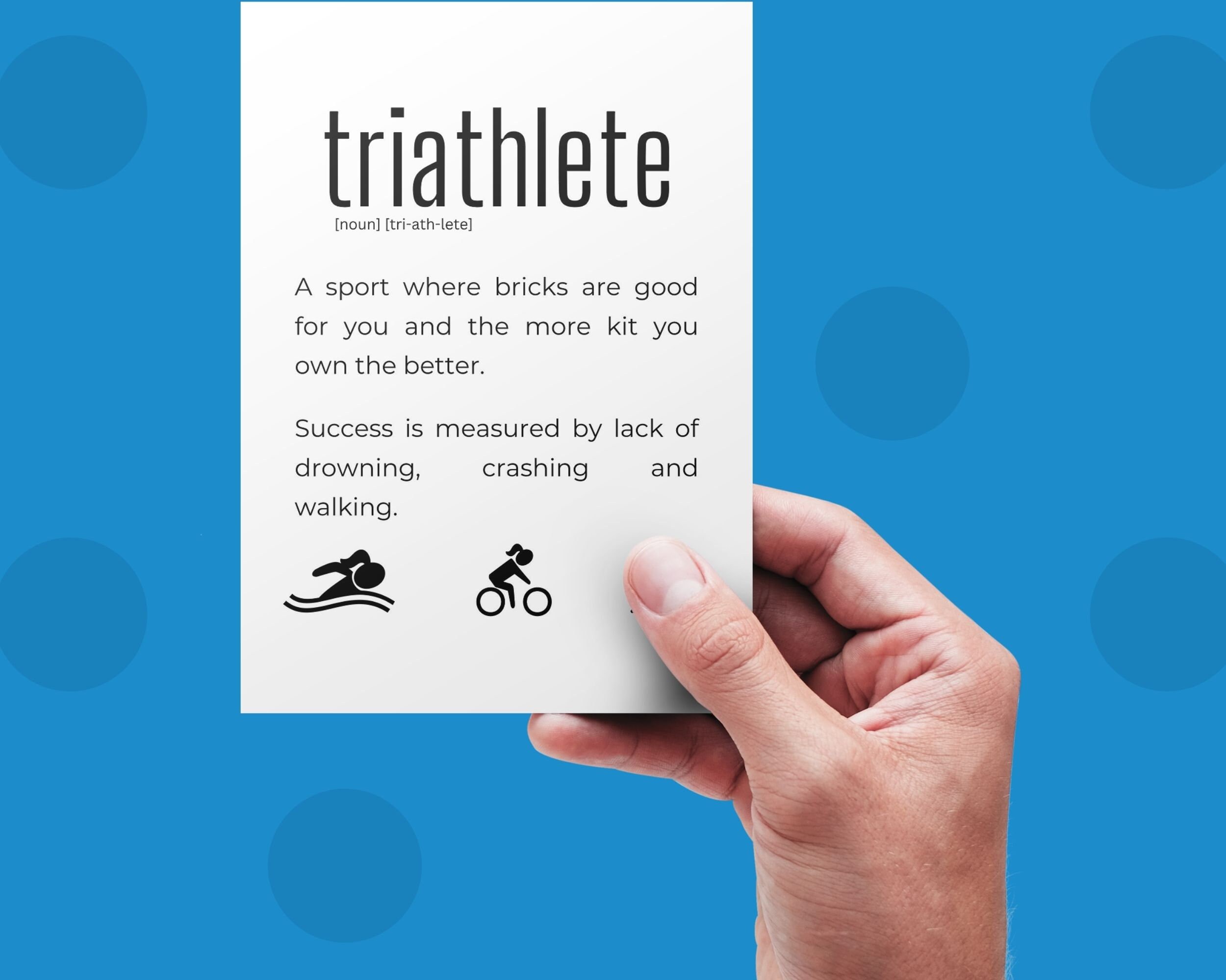 Female Triathlon Definition, Women's Inspiring Wall Art, Female ...