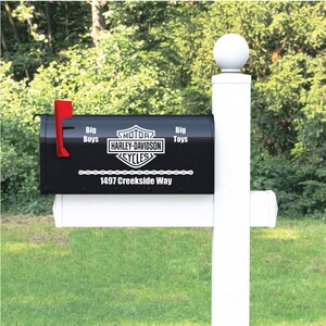 THE MALE-BOX - Mailbox Decals- Mailbox Numbers- House Numbers Mailbox ...