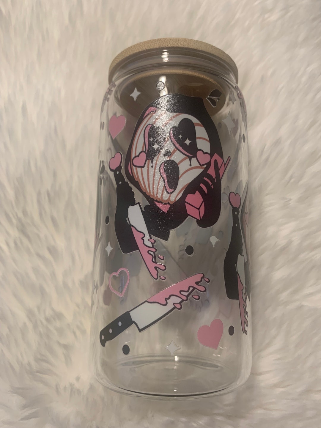 Pan Dulce Ghost Face Cup, Concha Ghost Face, Scream Theme Cup, Horror ...