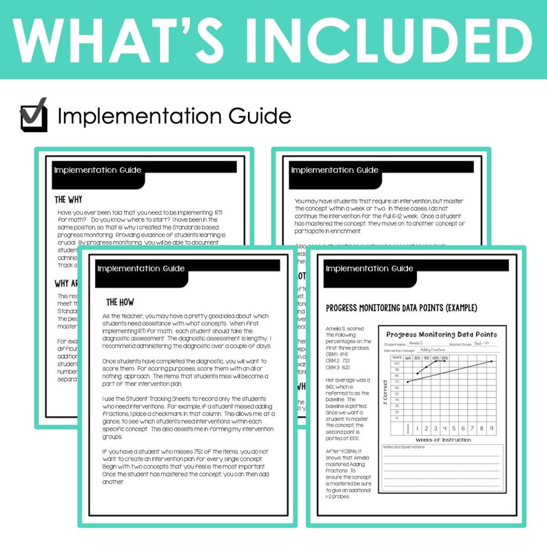 5th Grade Math Intervention Activities and Assessments Worksheets - Etsy