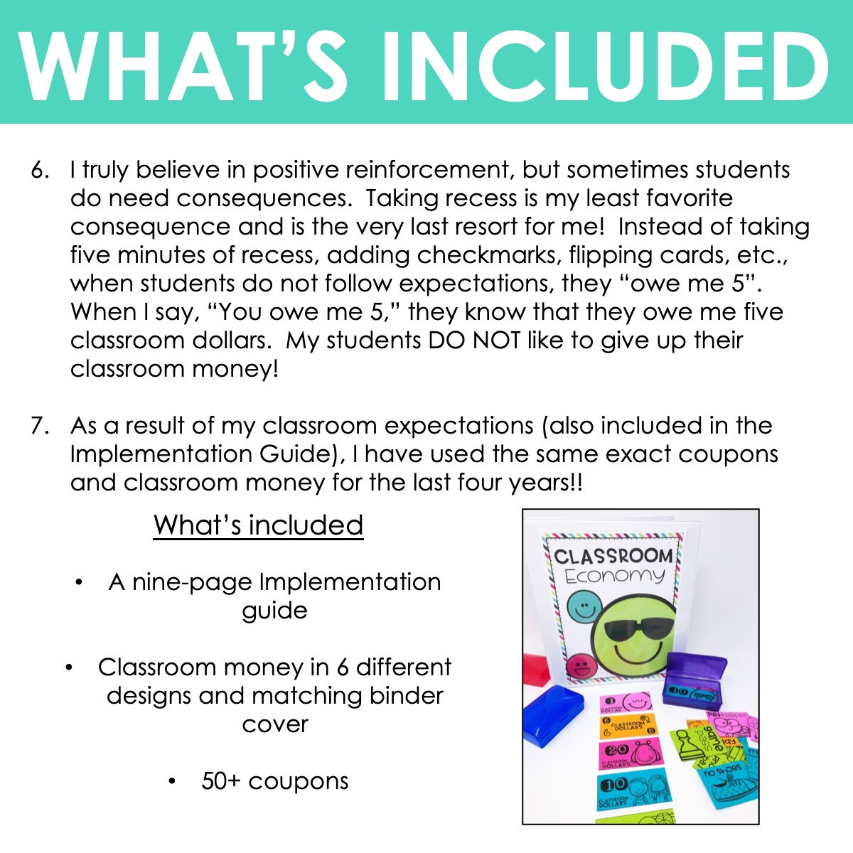 Classroom Economy | Award Coupons | Behavior Management - Etsy