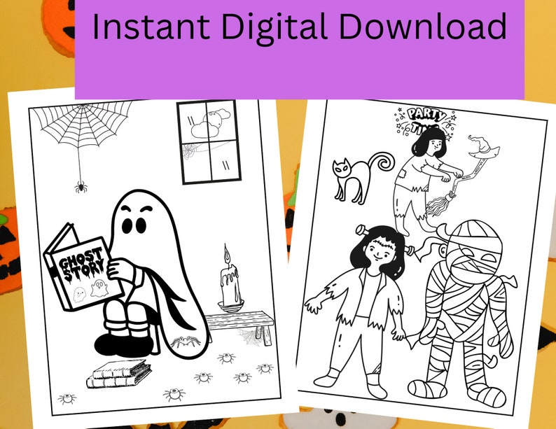35 Printable Halloween Coloring Sheet Pages for Toddlers and Young Kids ...
