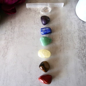 CHAKRA Crystal Balancing Kit | LARGE Tumbled Chakra Stones | Crystal ...