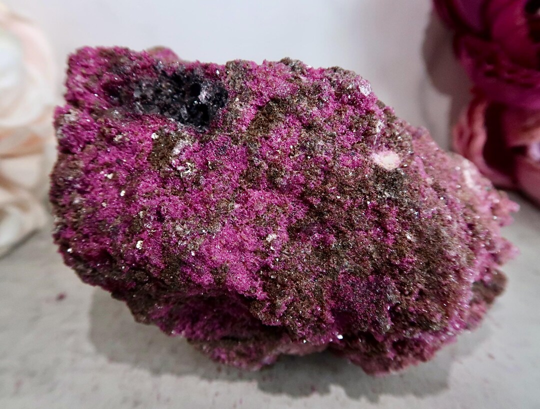 RARE Large 1.6 Lb. Sparkly Large Red Corundum Ruby Specimen Cluster ...