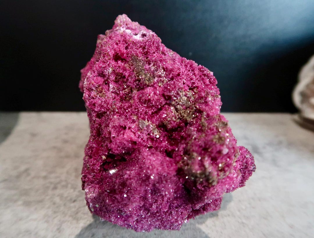 RARE Sparkly Large Red Corundum Ruby Specimen Cluster With Muscovite ...
