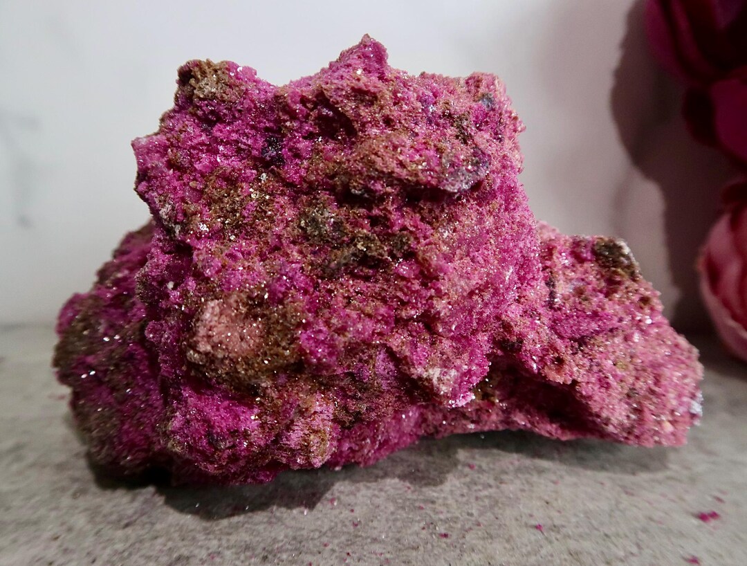 RARE Large 1.0 Lb. Sparkly Large Red Corundum Ruby Specimen Cluster ...