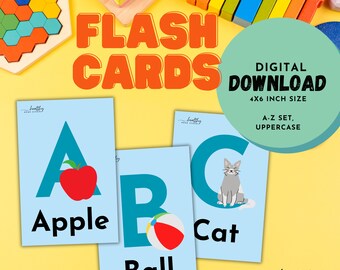 Monster Alphabet Flash Cards Cute and Fluffy Halloween - Etsy