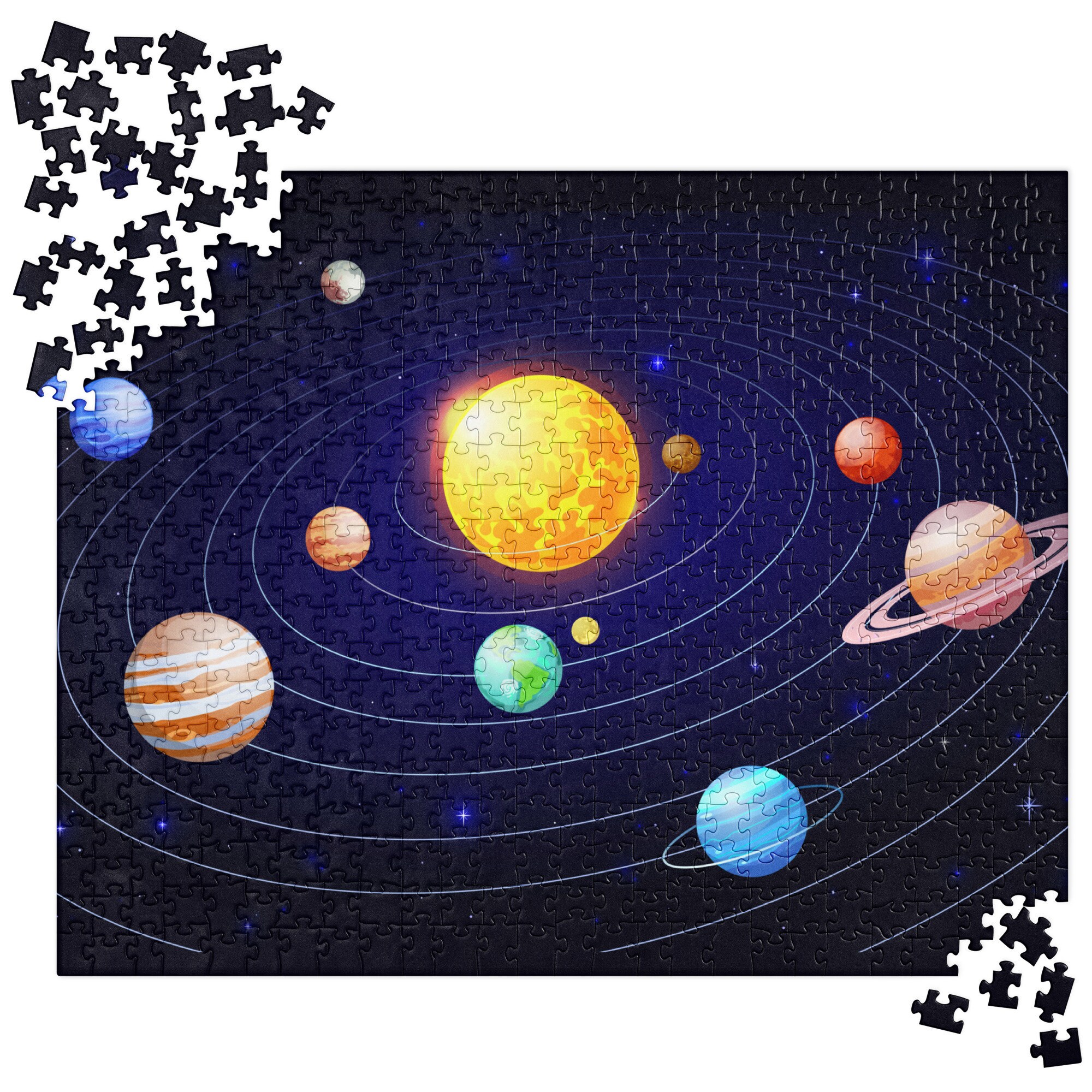 Solar System Jigsaw Puzzle 252 Pcs Puzzle 520 Pcs Puzzle Solar System ...