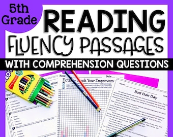 3rd Grade Reading Fluency Passages | Reading Comprehension Questions ...