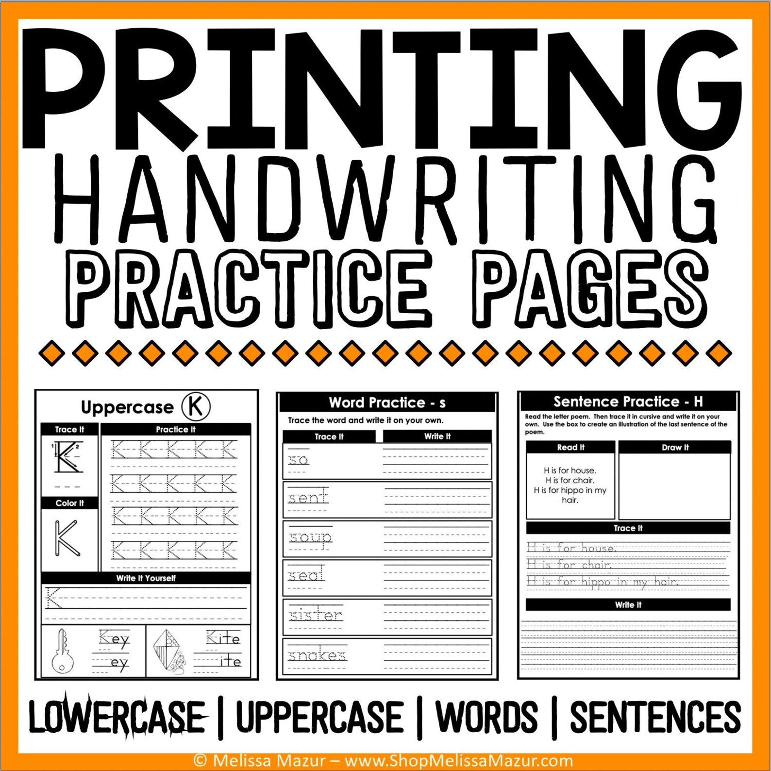 Printing Handwriting Practice Pages | Handwriting Workbook | Learn to ...